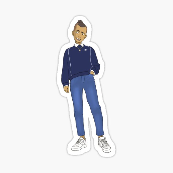 "Modern Sokka" Sticker for Sale by kaileeambro | Redbubble