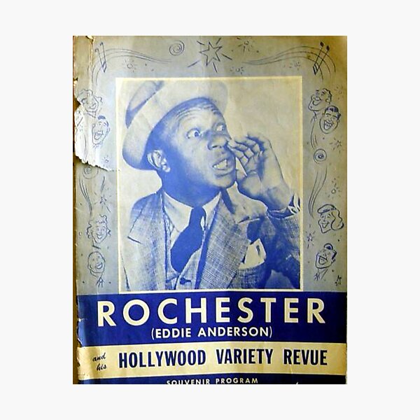 "Rochester, Eddie Anderson, Hollywood Variety Revue, Jack Benny ...