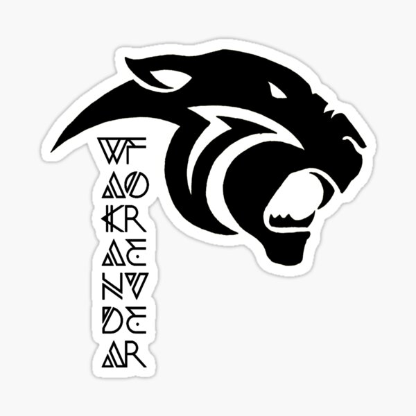 "Wakanda Forever " Sticker by johnwk | Redbubble