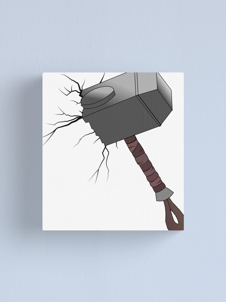 "Mjolnir Thor's Old Hammer " Canvas Print for Sale by vivek1234567890 ...