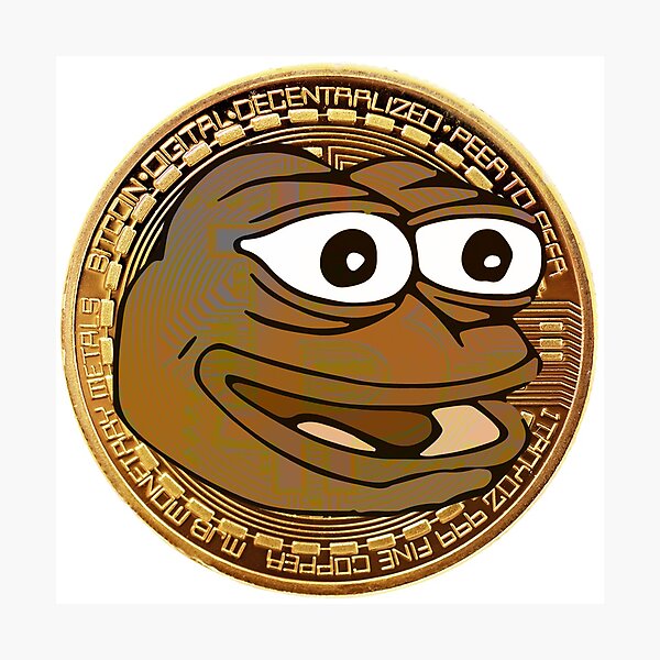 "Pepe The Frog | #bitcoin" Photographic Print for Sale by mbalo | Redbubble