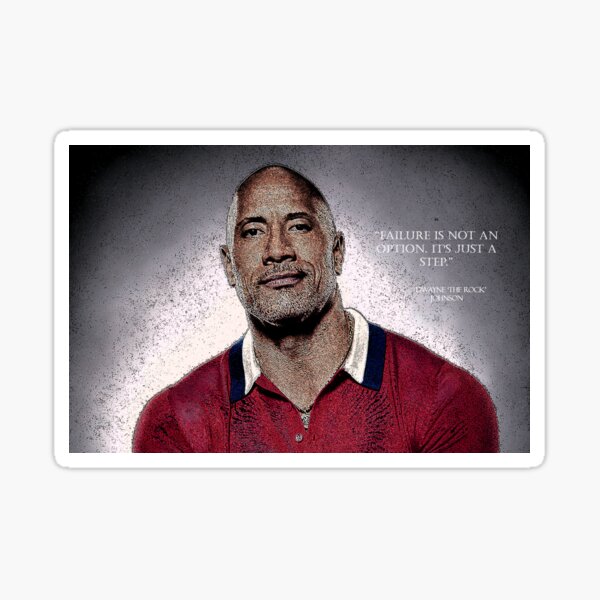 "The Rock" Sticker for Sale by Eroxiv | Redbubble