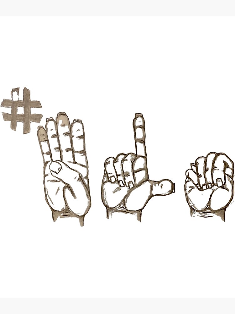 "BLM Sign Letters" Art Print for Sale by YoungTo | Redbubble