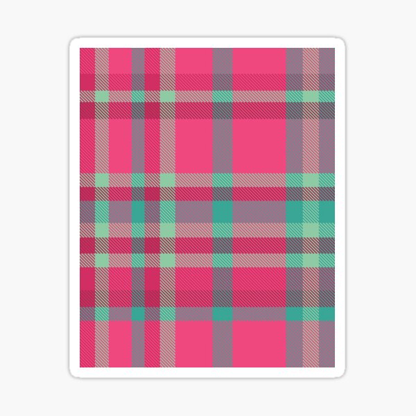 "Stressed Flower Princess Plaid" Sticker for Sale by nightnerd | Redbubble