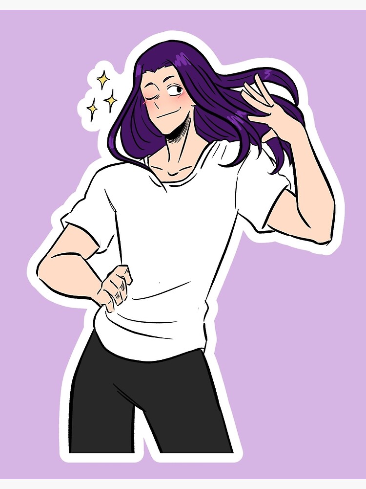 "Long hair Mineta Redesign" Poster for Sale by Zamyria | Redbubble