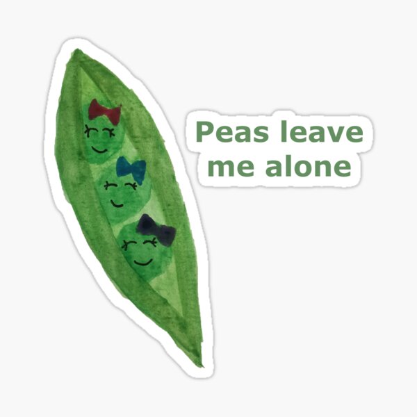 "Cute peas in a pod" Sticker for Sale by Nashby19 | Redbubble