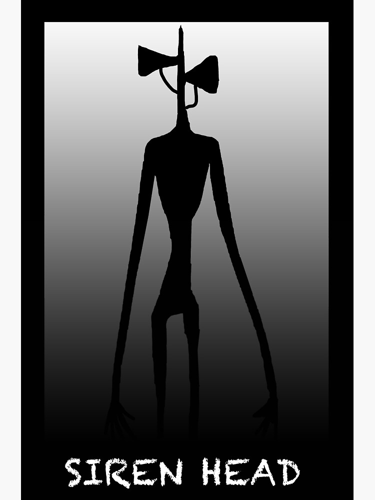 "Siren Head" Poster by Offline-Team | Redbubble