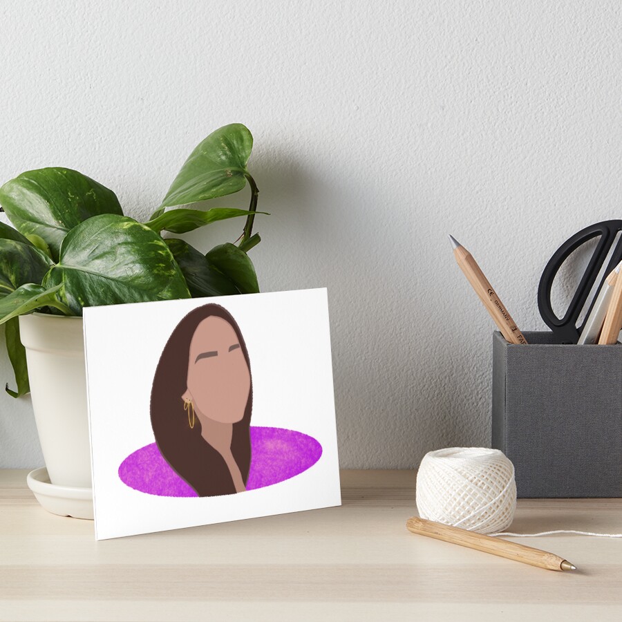 "Addison Rae Blank Face" Art Board Print for Sale by h-baileyy | Redbubble