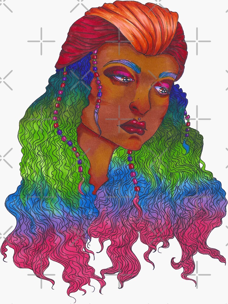 "The Seer" Sticker by AvalonUnmuzzled | Redbubble