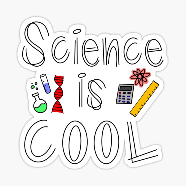 "Science is Cool" Sticker for Sale by ebrito5 | Redbubble