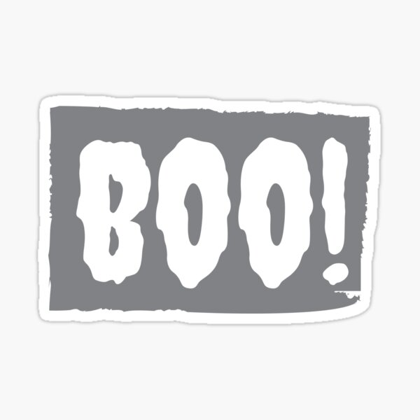 "Boo Sticker" Sticker for Sale by kylll | Redbubble