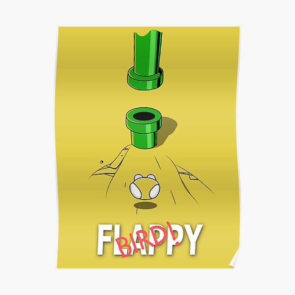 "Flappy Bird" Poster for Sale by newcris | Redbubble