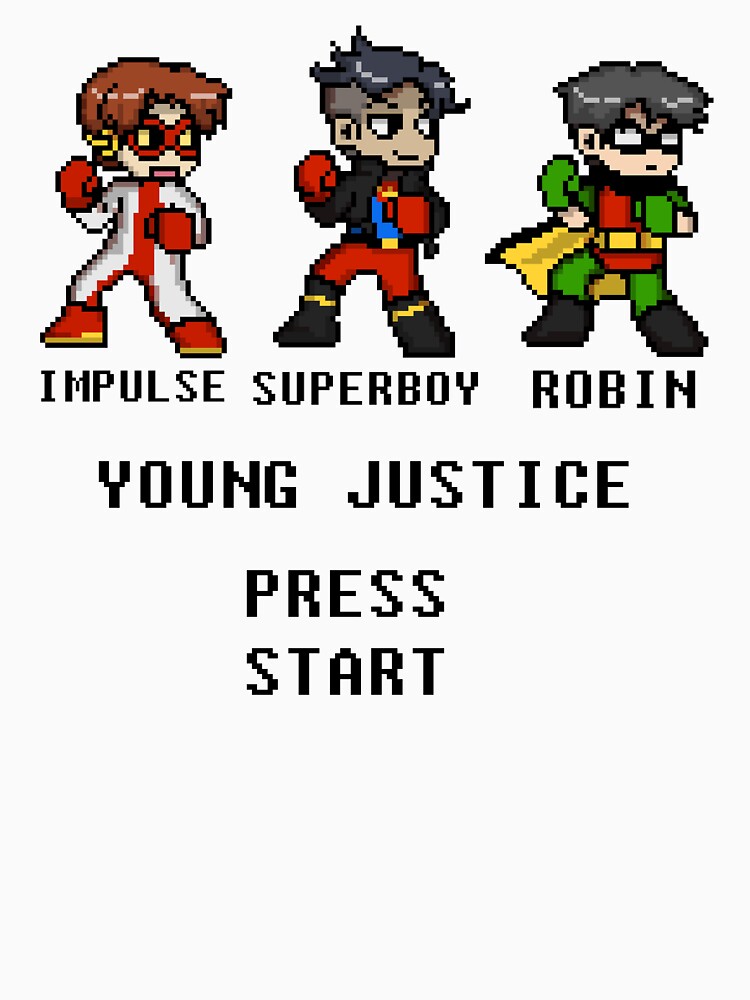 "young justice go!" Essential T-Shirt for Sale by Hilariouswar | Redbubble