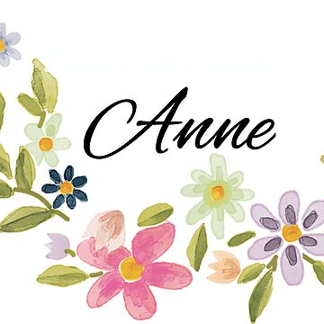 "Anne personalized name" Poster for Sale by Tharn | Redbubble