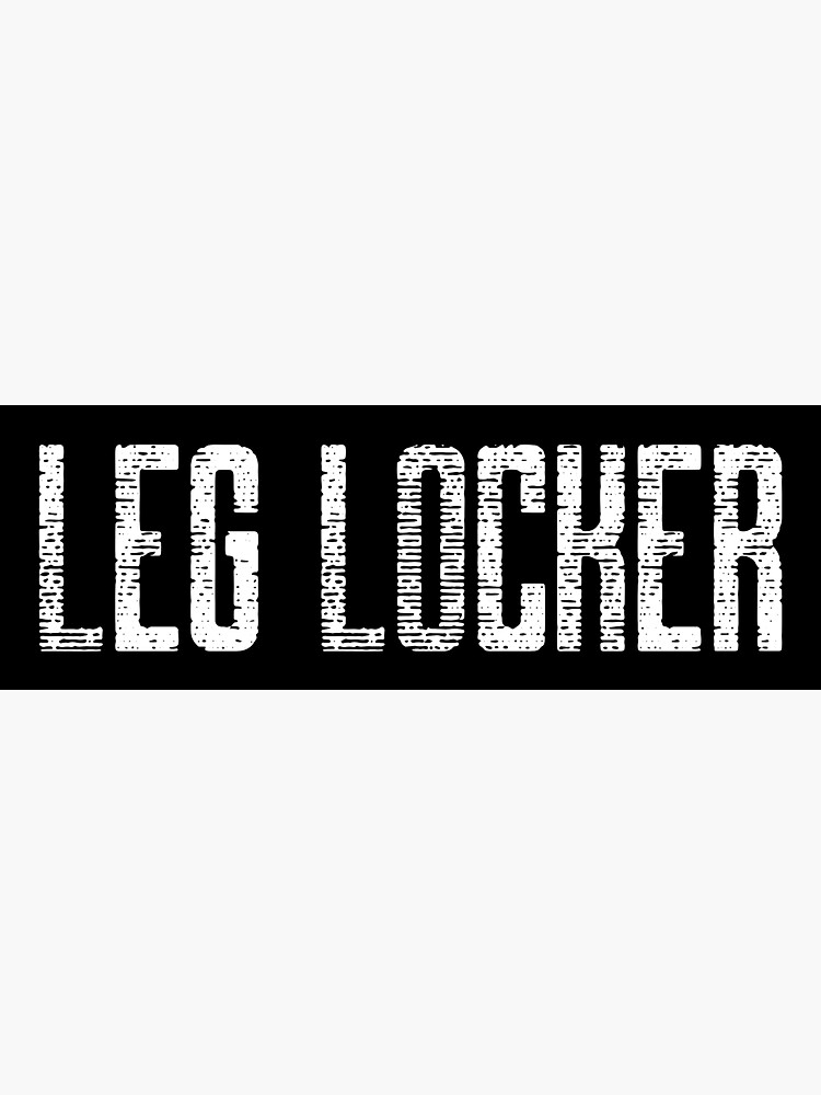 "LEG LOCKER III" Sticker by VascoML | Redbubble