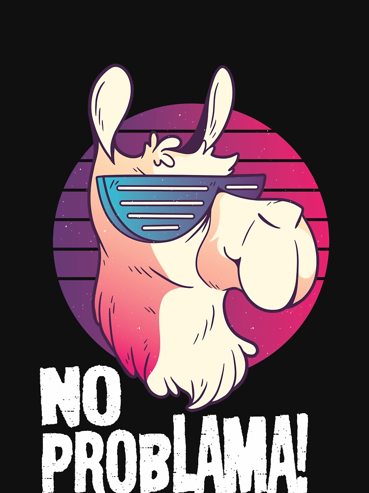 "No Problama - Alpaca llama funny gift motif" Essential T ...