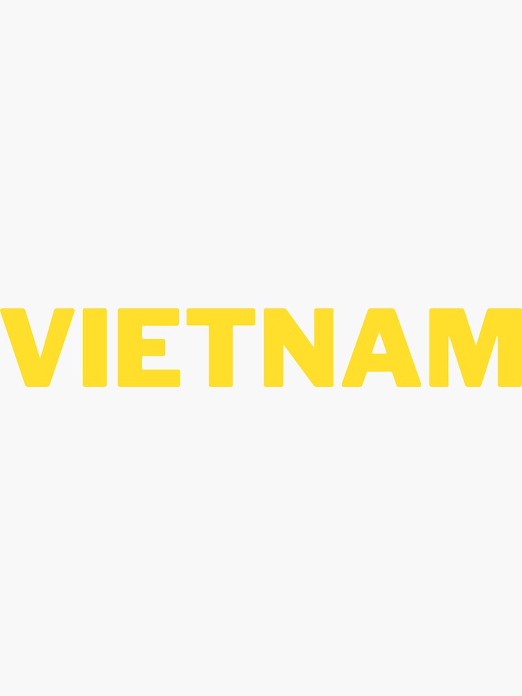 "Vietnam" Sticker by marija93 | Redbubble