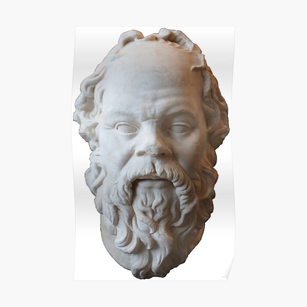 "Socrates " Poster for Sale by tree-of-sorts | Redbubble