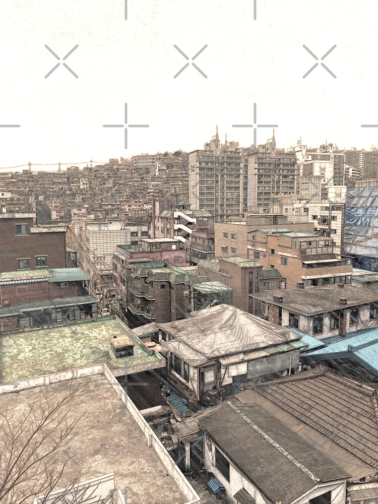 "Korean Rooftop View" Sticker for Sale by nathanlily | Redbubble