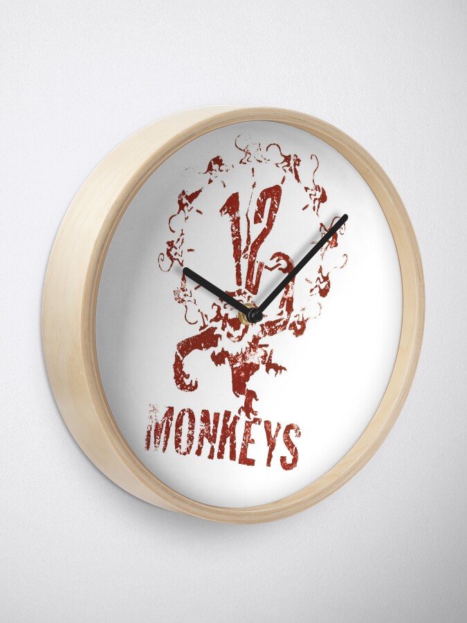 "12 Monkeys" Clock for Sale by molasar | Redbubble