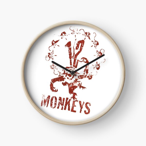 "12 Monkeys" Clock for Sale by molasar | Redbubble