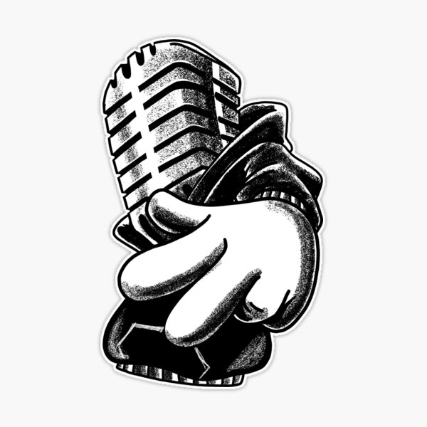 Hip Hop Microphone Art