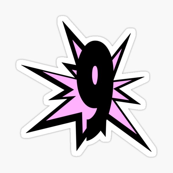 "Number nine number 9 as a comic cartoon digits - lucky numbers ...