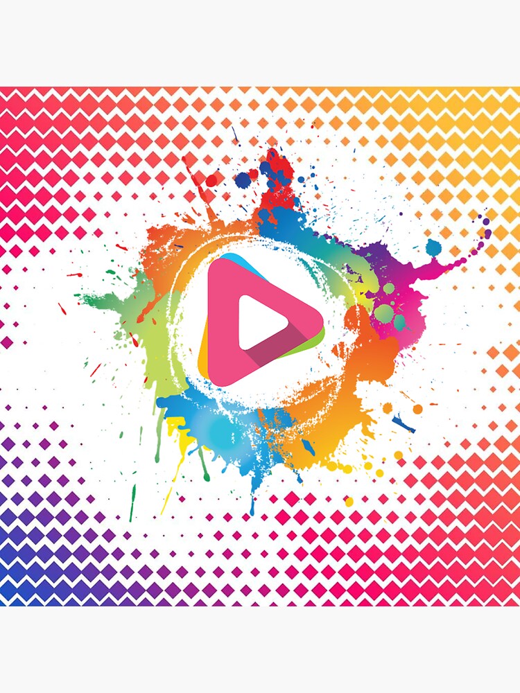 "Play colour" Sticker by Rubygupta4 | Redbubble