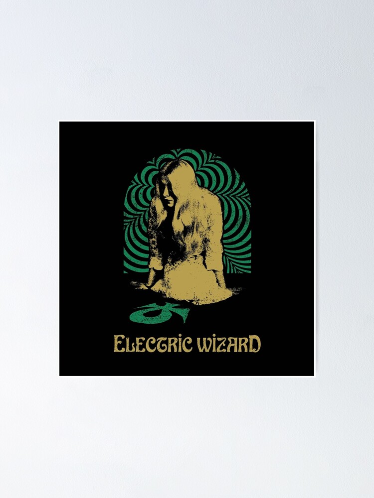 "Electric Wizard Logo Graphic" Poster by lithoman2 | Redbubble