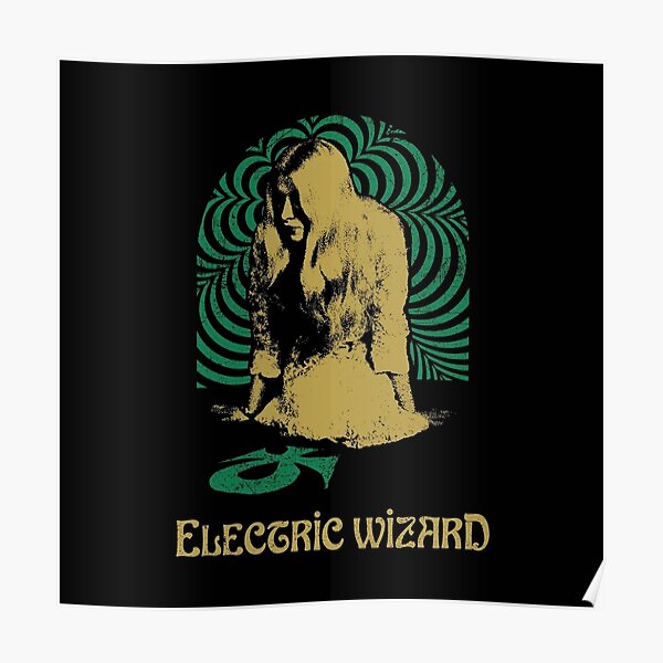 "Electric Wizard Logo Graphic" Poster by lithoman2 | Redbubble