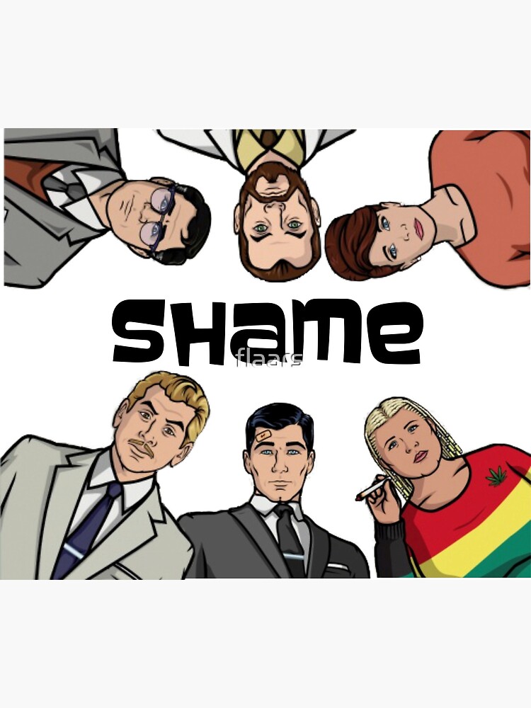 "Archer Character Looking Into Camera All Judgy" Poster by flaars ...