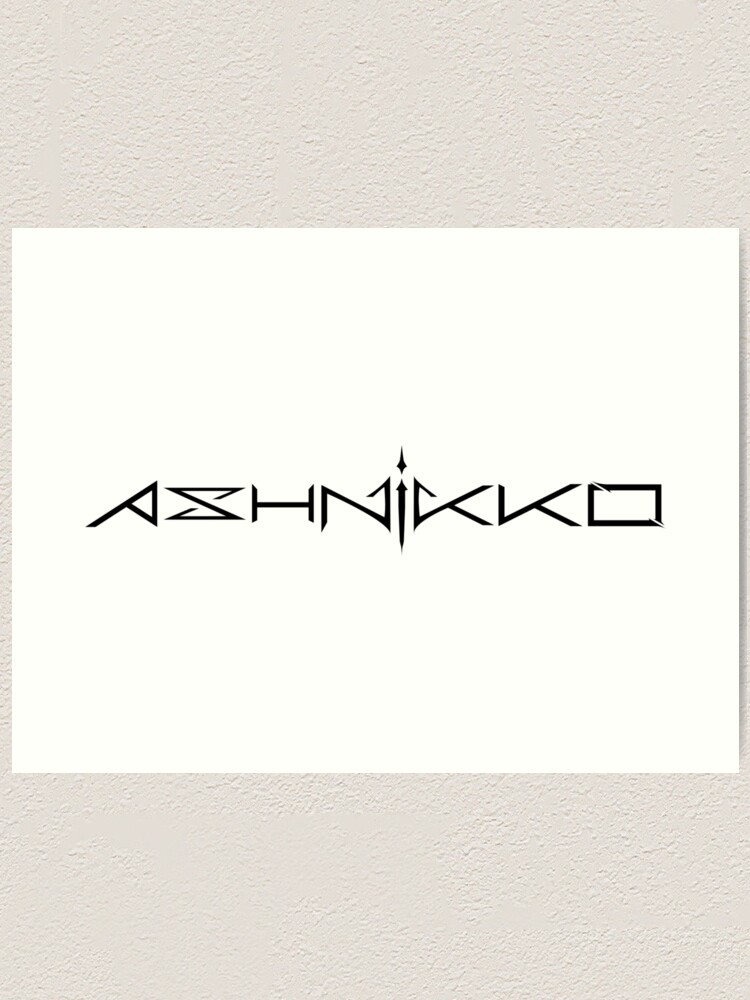 "Ashnikko logo" Art Print for Sale by PhotobyBack | Redbubble