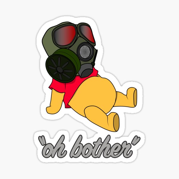 "Bothered Bear" Sticker for Sale by feegee1 | Redbubble