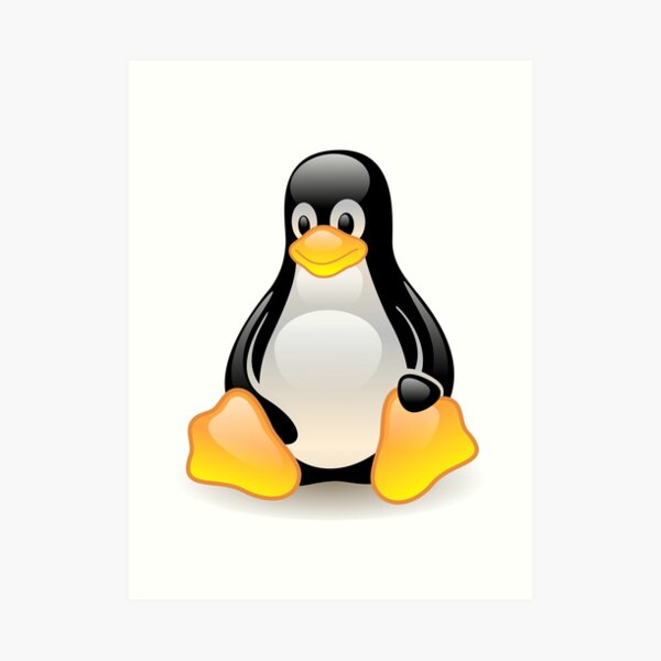 Linux Tux Art Prints | Redbubble