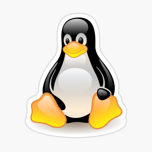 "Penguin Tux, The Linux Mascot" Sticker by keep-in-mind | Redbubble