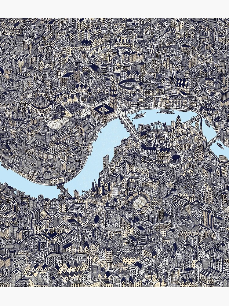 "London Map Drawing color" Backpack for Sale by ol1ie | Redbubble