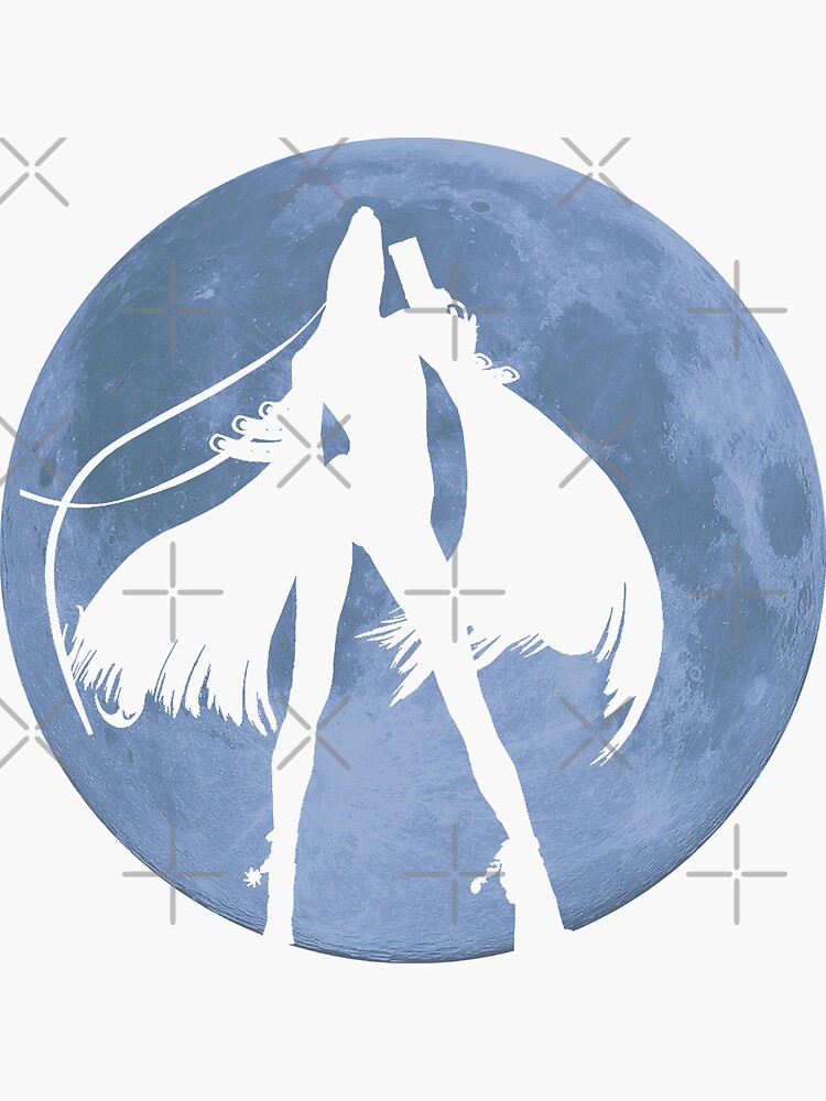 "Bayonetta Moon" Sticker by autoboxdesign | Redbubble