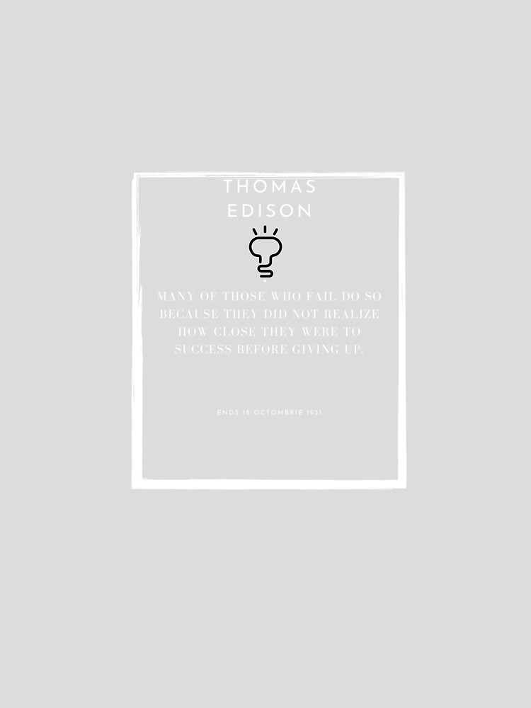 "Thomas Edison" Sticker for Sale by gabypopescu98 | Redbubble