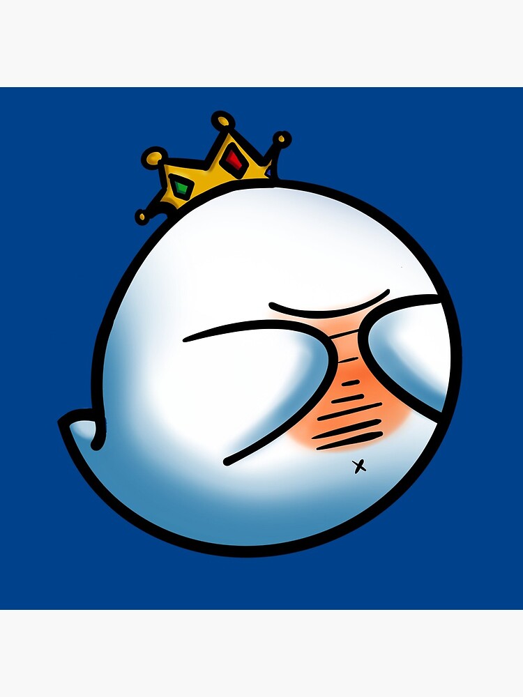 "Shy King Boo" Art Print for Sale by Tasadek | Redbubble