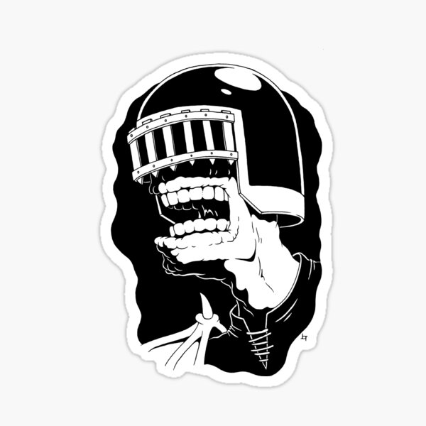 "Judge Death" Sticker for Sale by luketickner | Redbubble