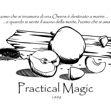 "Practical magic - Curse" Sticker for Sale by CaterinAlves | Redbubble