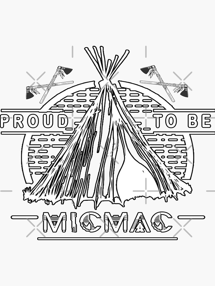 "Native American - Proud To Be Micmac" Sticker for Sale by nativeStor ...