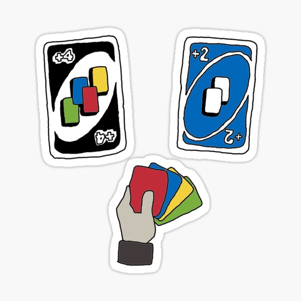 "Letters UNO" Sticker by designs-laura | Redbubble