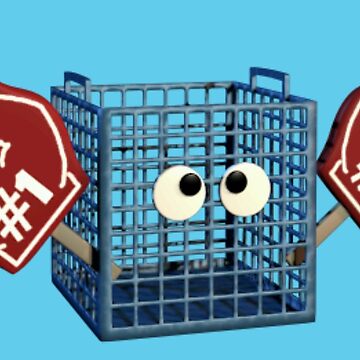 "Number One Crate!" Sticker for Sale by hannahmander | Redbubble