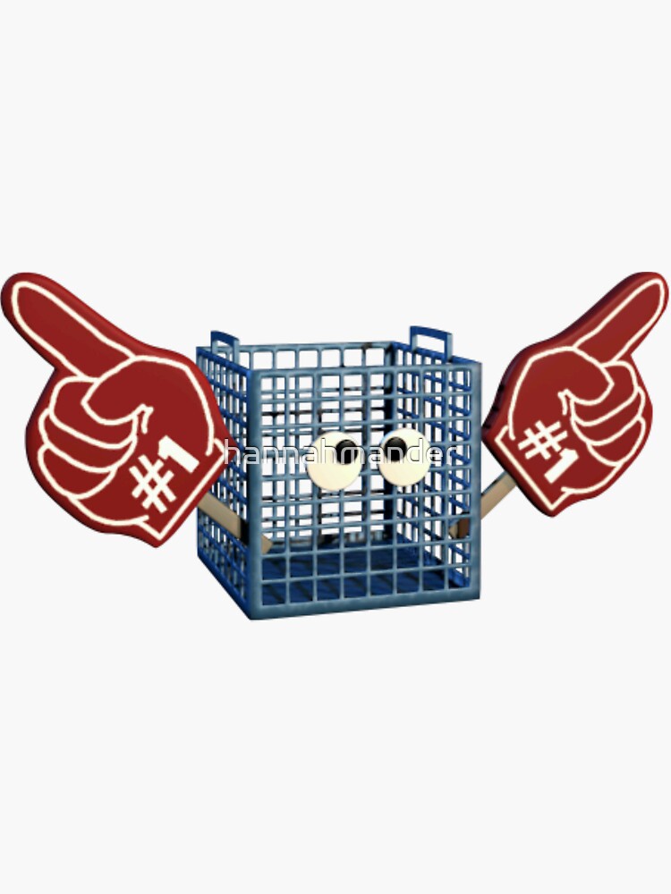 "Number One Crate!" Sticker for Sale by hannahmander | Redbubble