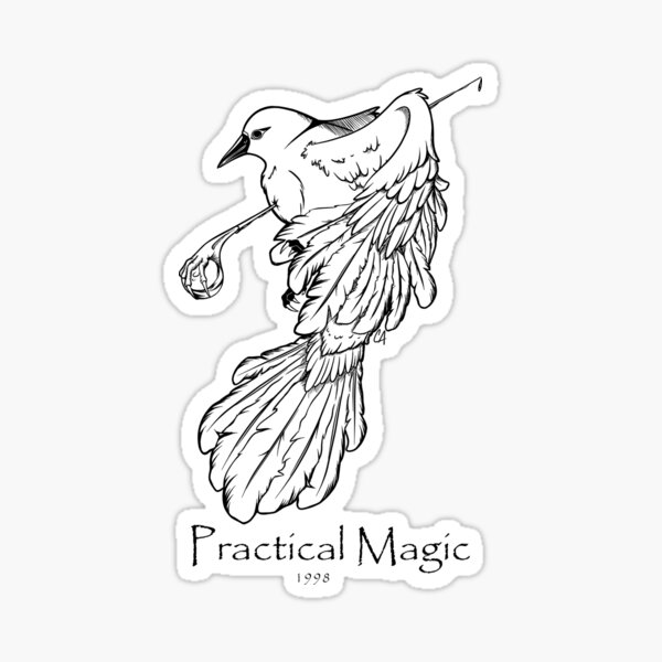 "Practical Magic - Spell" Sticker for Sale by CaterinAlves | Redbubble