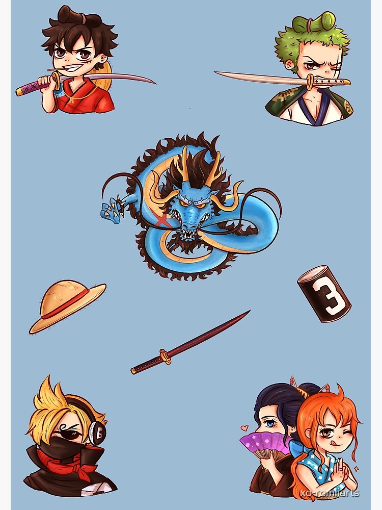 "Wano theme" Poster for Sale by xo-romiiarts | Redbubble