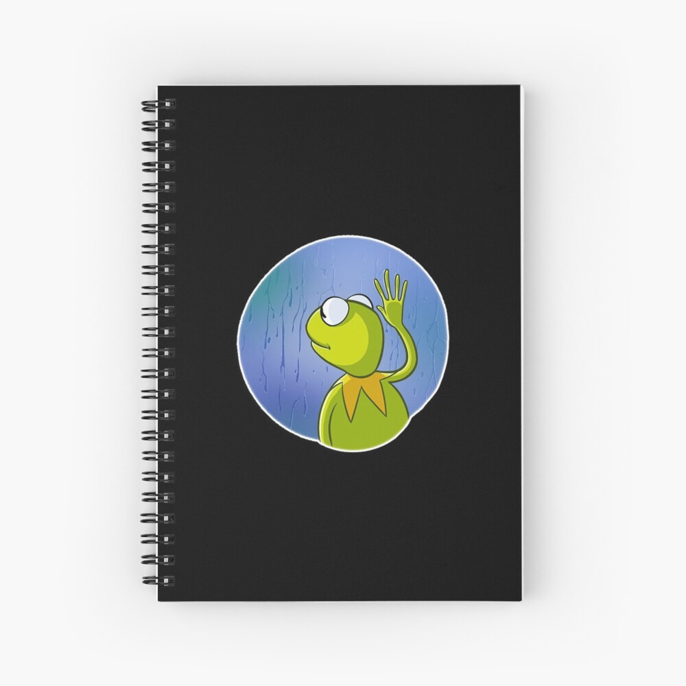 "Kermit the frog thinking meme" Spiral Notebook for Sale by Omeris ...