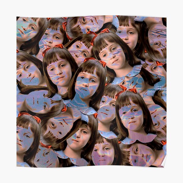 "matilda collage art" Poster by Domiilustra | Redbubble
