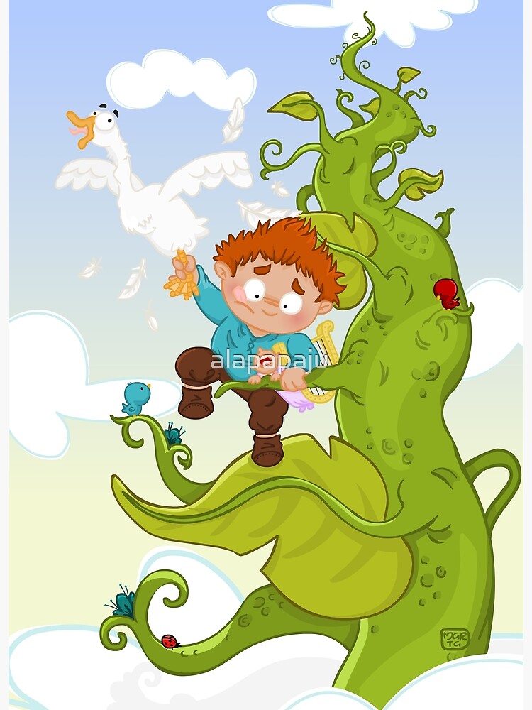 "Jack and the Beanstalk" Poster by alapapaju | Redbubble